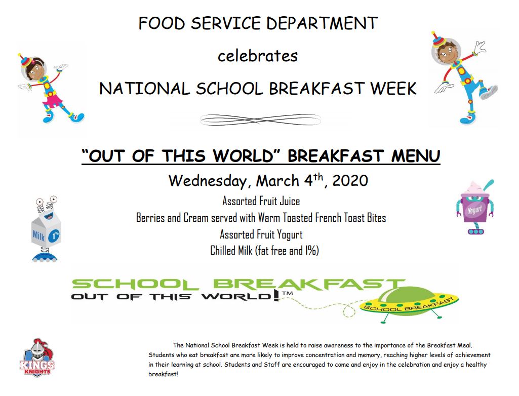 National School Breakfast Week