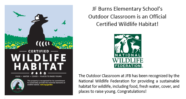 JFB Outdoor Classroom Receives Certification